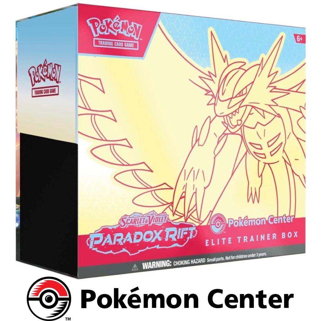 Paradox Rift Pokémon Center Elite Trainer Box (Roaring Moon) – PKMN World