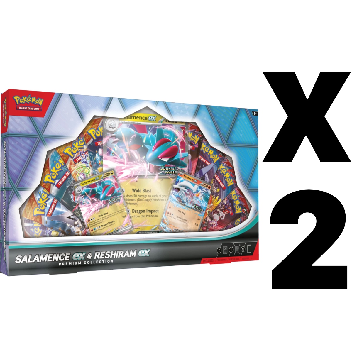 Salamence ex & Reshiram ex Premium Collection x2 – PKMN World
